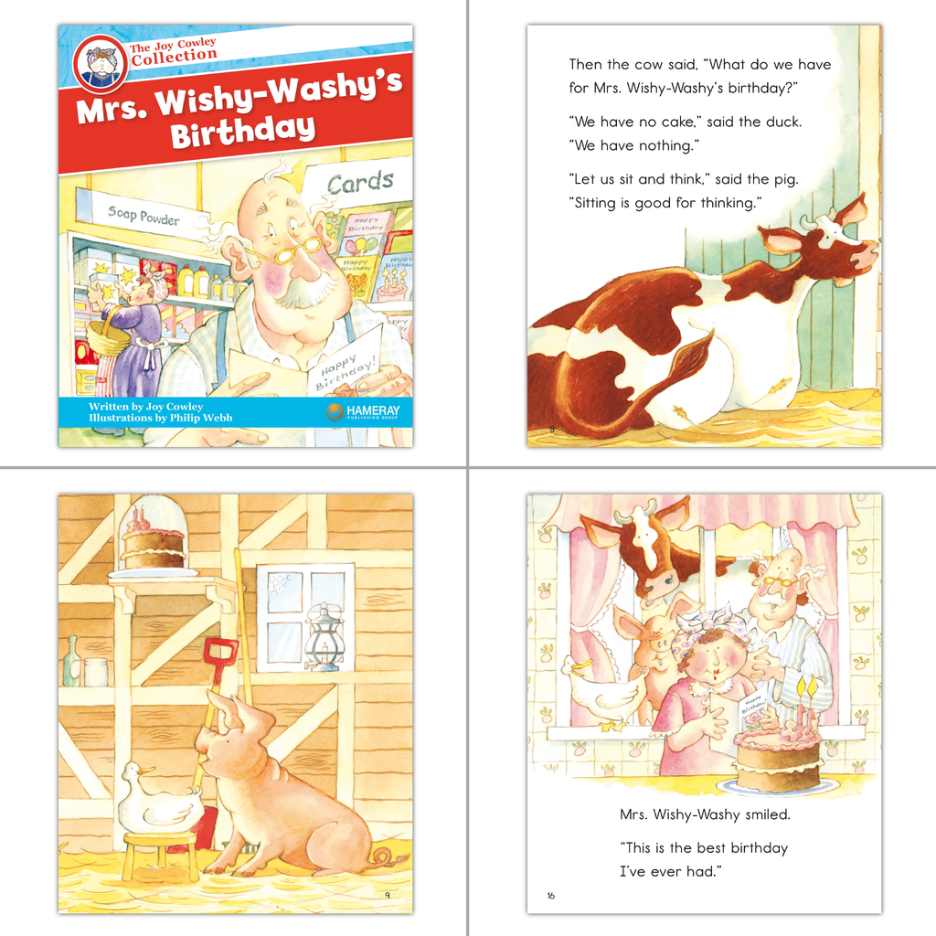 Mrs. Wishy-Washy Character Set (6-Packs) - Hameray Publishing