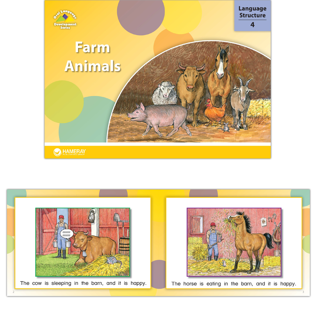 Farm Animals Set - Oral Language Development Series - Hameray Publishing