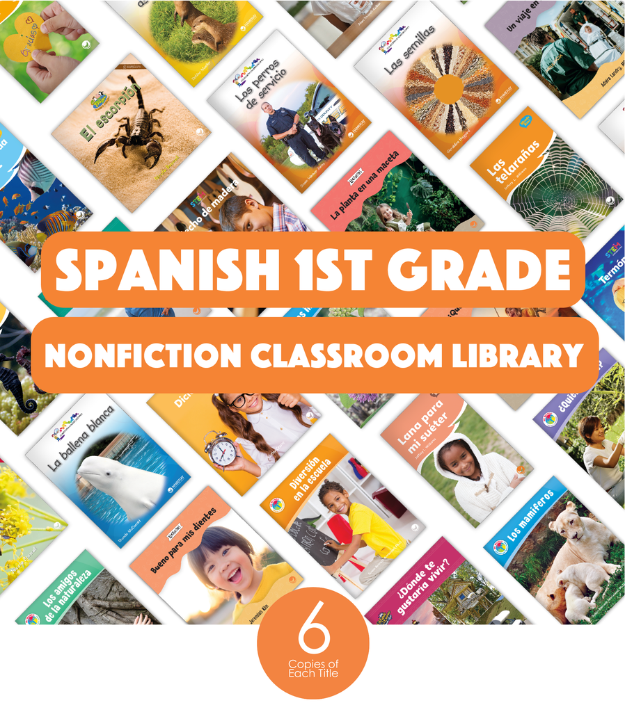 Spanish 1st Grade Nonfiction Classroom Library (6-Packs) - Hameray ...