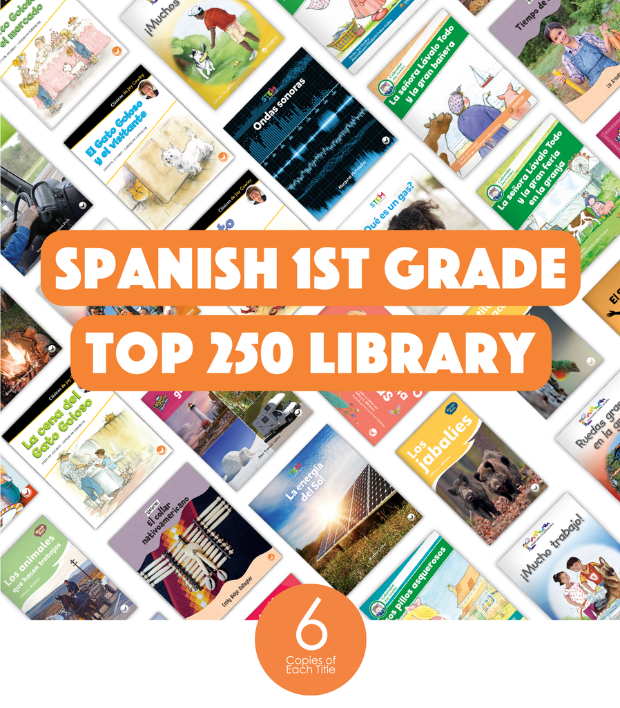 Spanish 1st Grade Top 250 Library (6-Packs) - Hameray Publishing