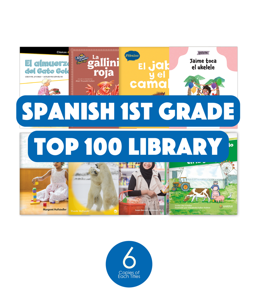 Spanish 1st Grade Top 100 Library (6-Packs) - Hameray Publishing