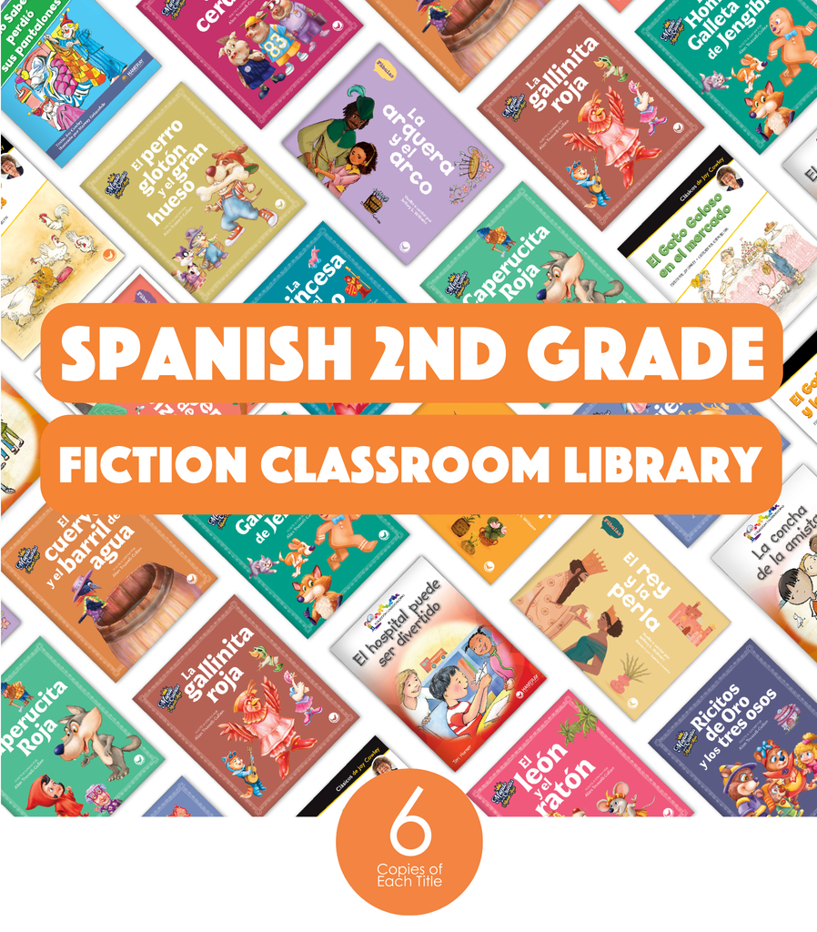 Spanish 2nd Grade Fiction Classroom Library (6-Packs) - Hameray Publishing