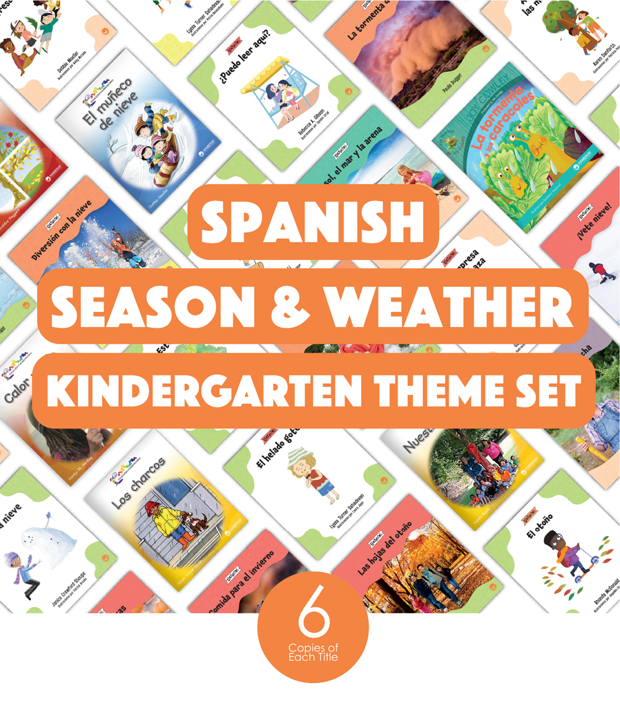 Spanish Seasons & Weather Kindergarten Theme Set (6-Packs) - Hameray ...