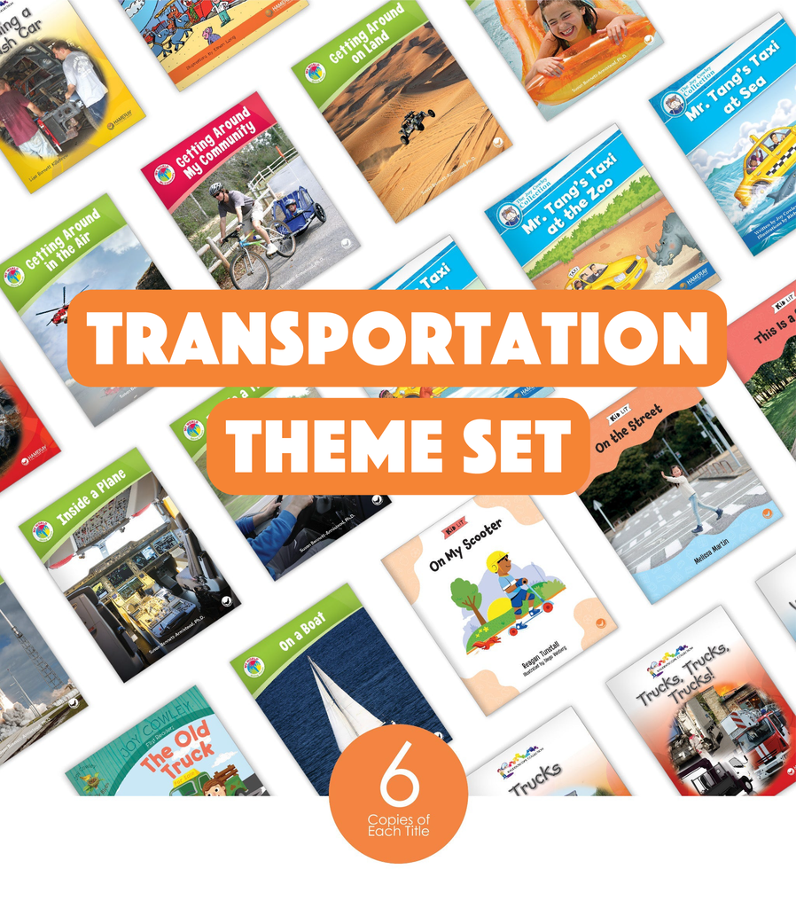 Transportation Theme Set (6-Packs) - Hameray Publishing