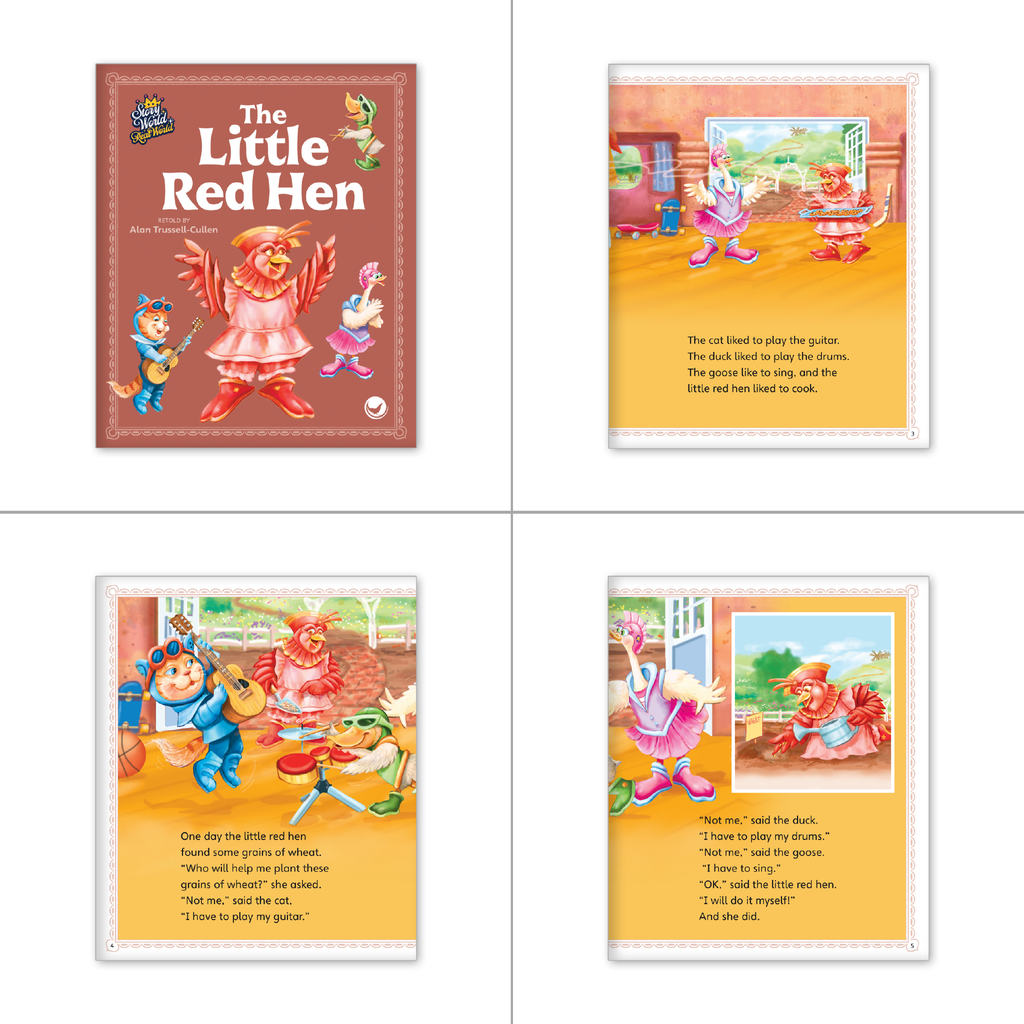 Little Red Hen Story Book