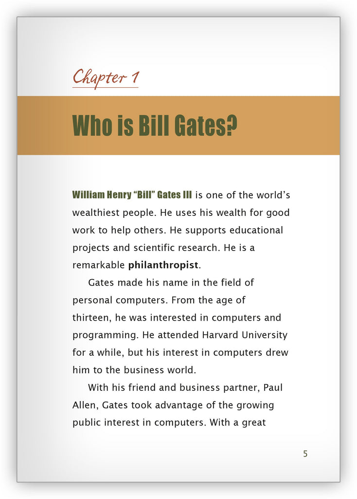 Bill Gates - Hameray Biography Series - Hameray Publishing