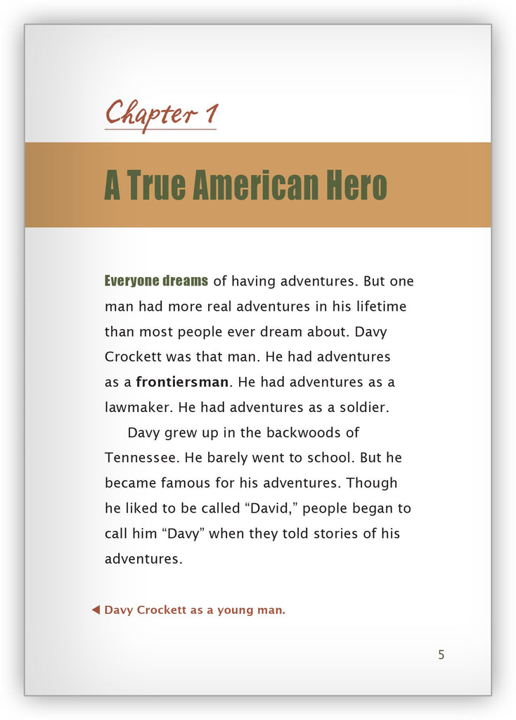 Davy Crockett - Hameray Biography Series - Hameray Publishing