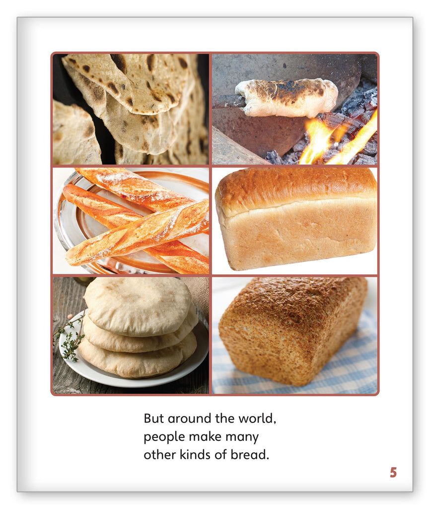 Different Kinds of Bread - Story World Real World - Hameray Publishing