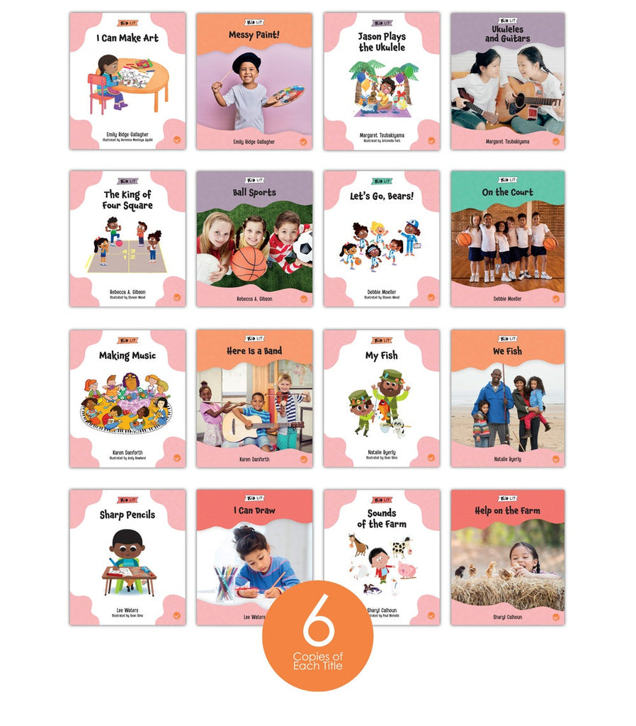 Kid Lit Interests Theme Set (6-Packs) - Hameray Publishing