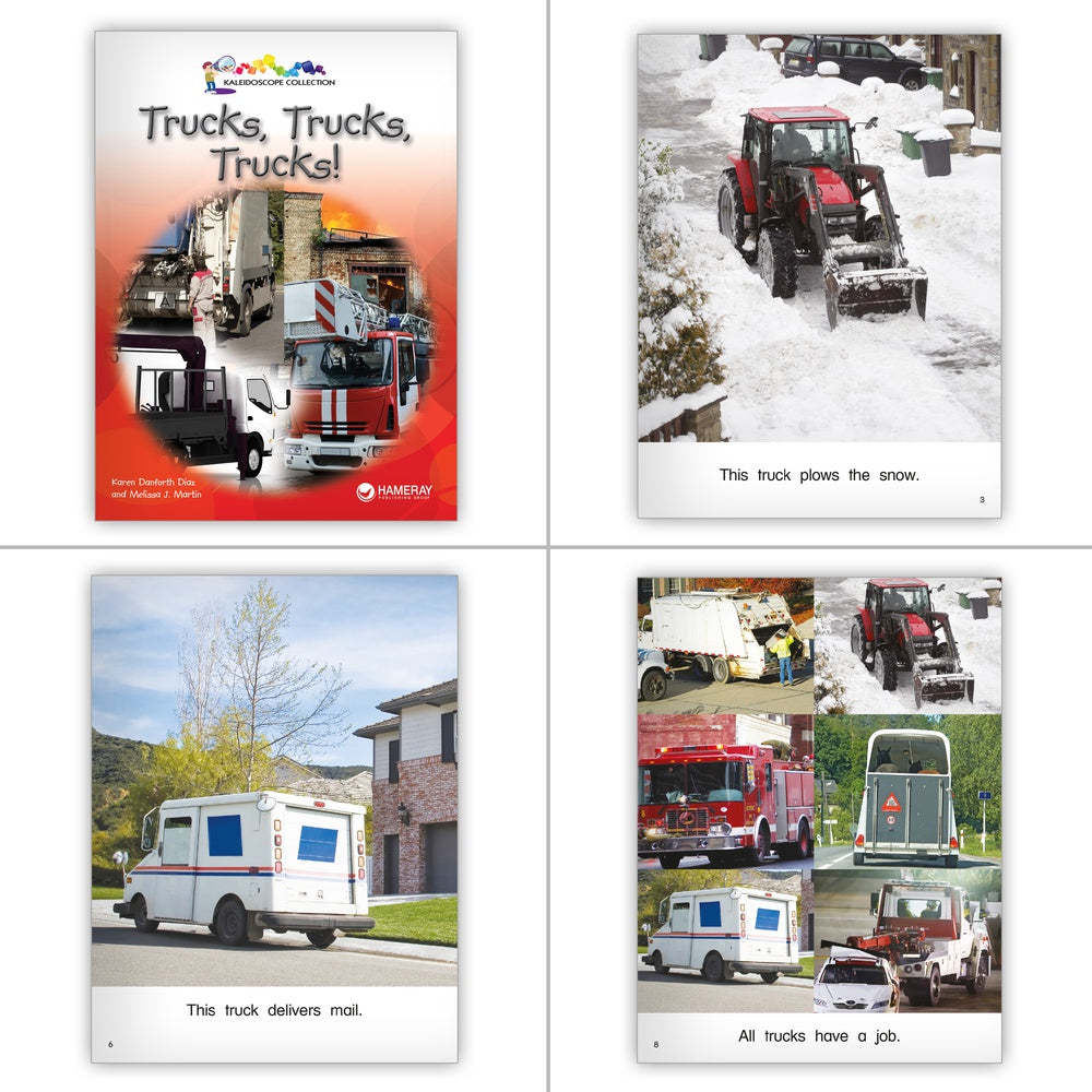 Transportation Theme Set (6-Packs) - Hameray Publishing
