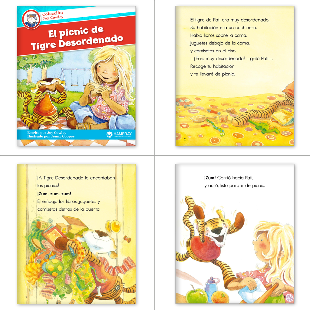 Spanish Sloppy Tiger Character Set - Hameray Publishing