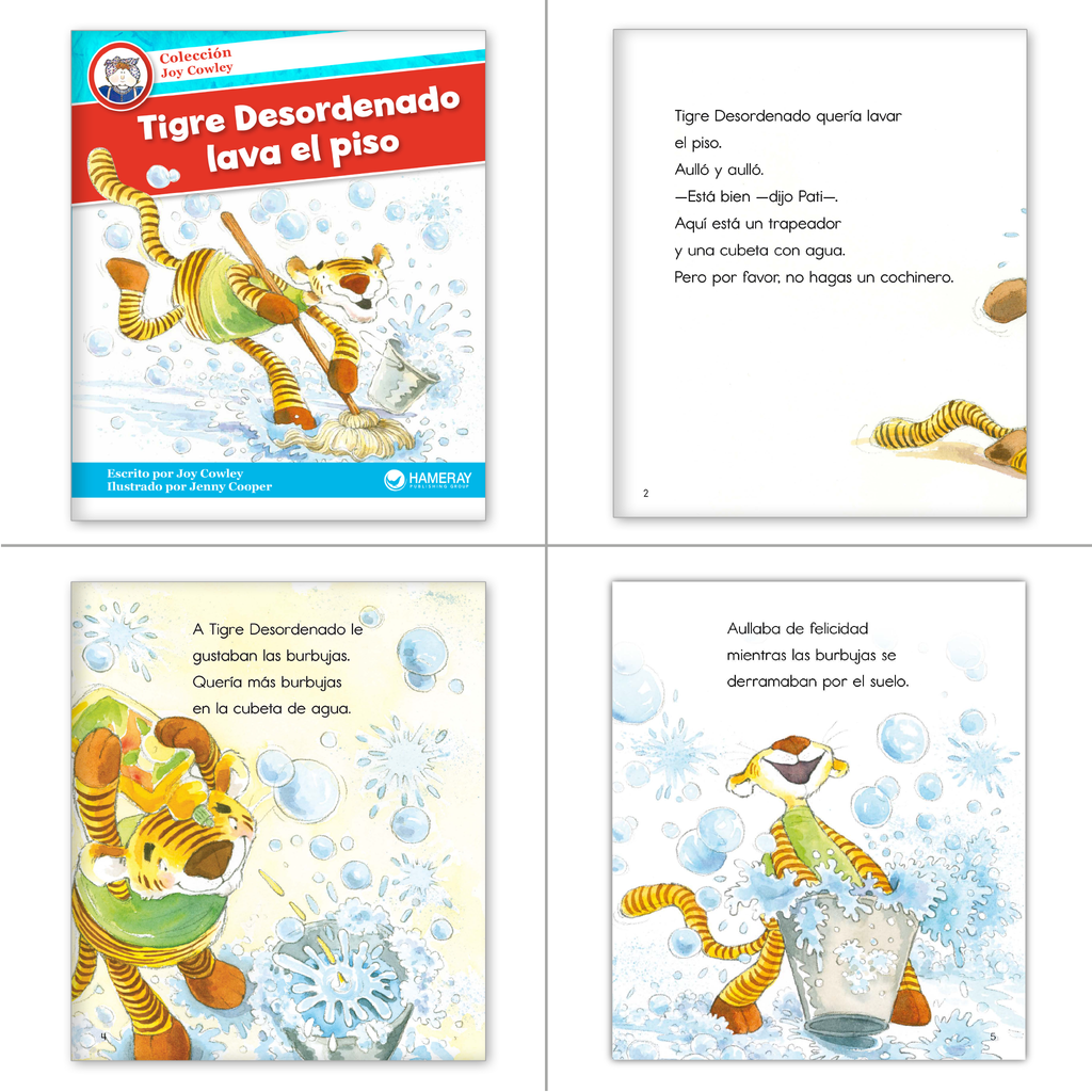 Spanish Sloppy Tiger Character Set - Hameray Publishing