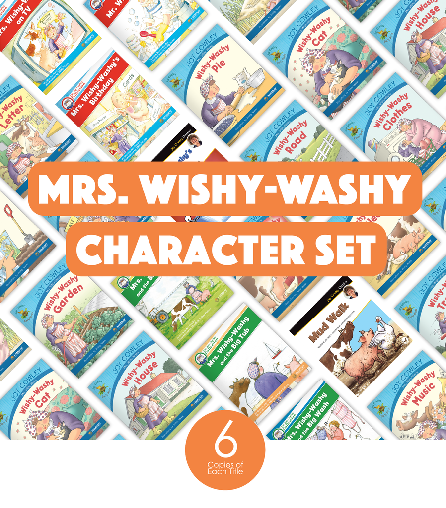 Mrs. Wishy-Washy Character Set (6-Packs) - Hameray Publishing