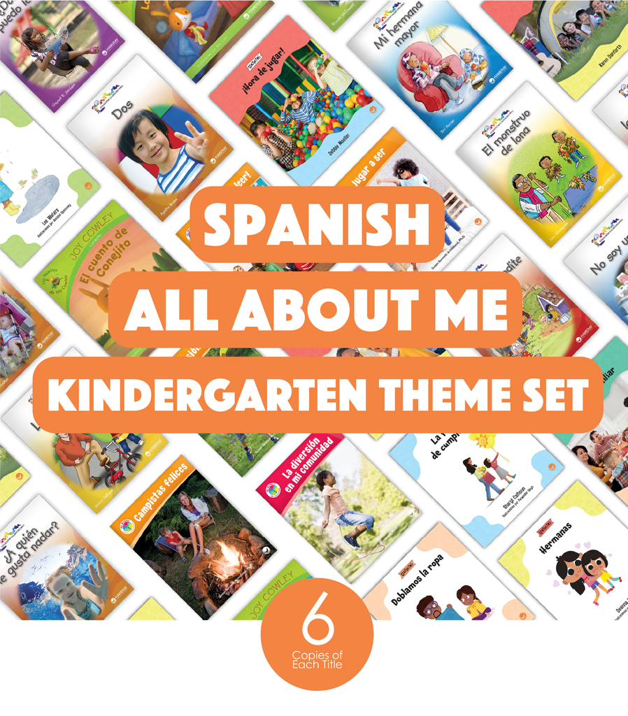 Spanish All About Me Kindergarten Theme Set (6-Packs) - Hameray Publishing