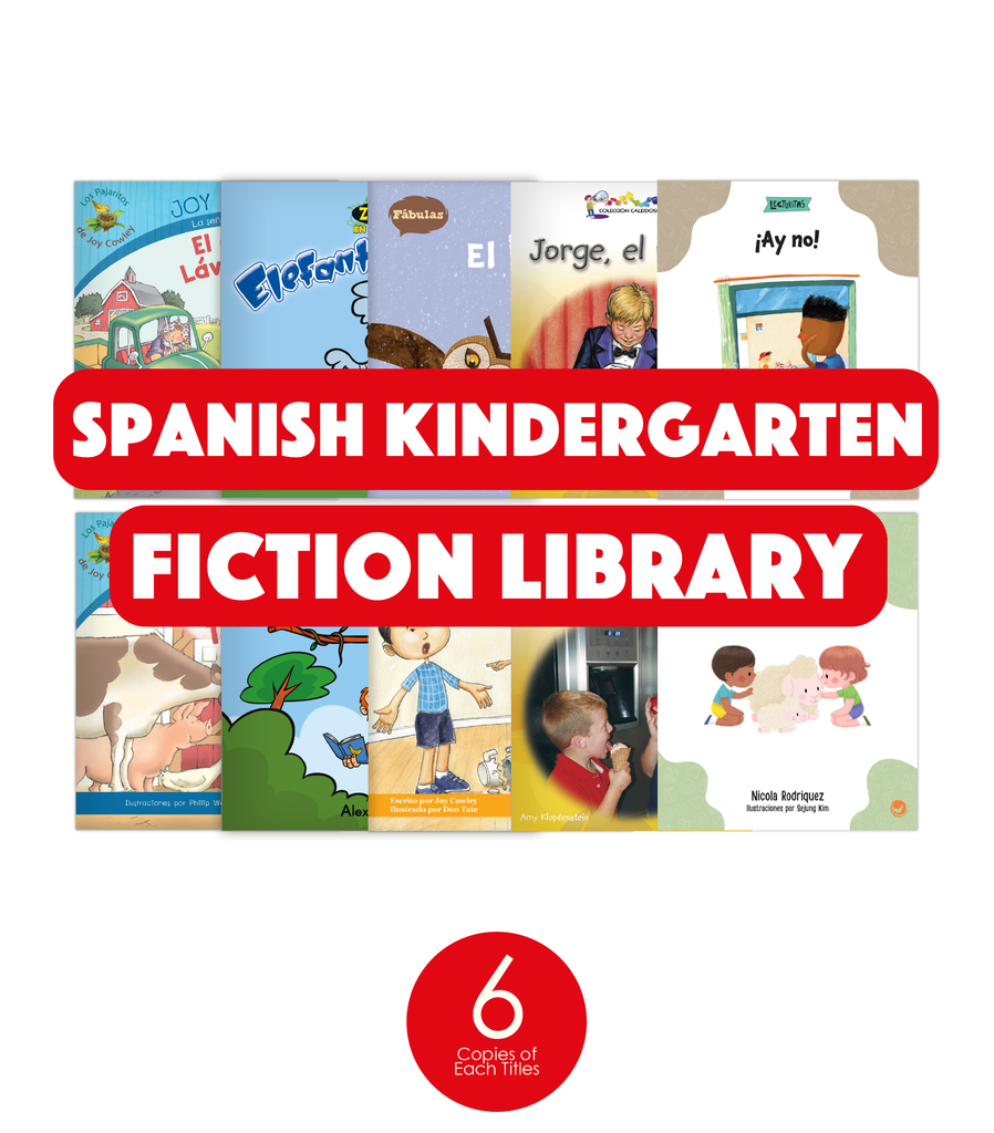Spanish Kindergarten Fiction Classroom Library (6-Packs) - Hameray ...