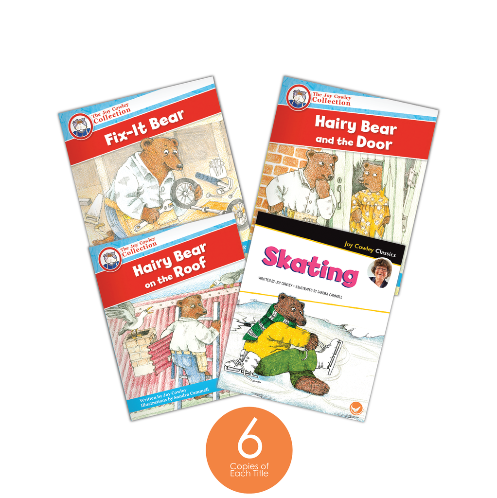 Hairy Bear Character Set (6-Packs) - Hameray Publishing