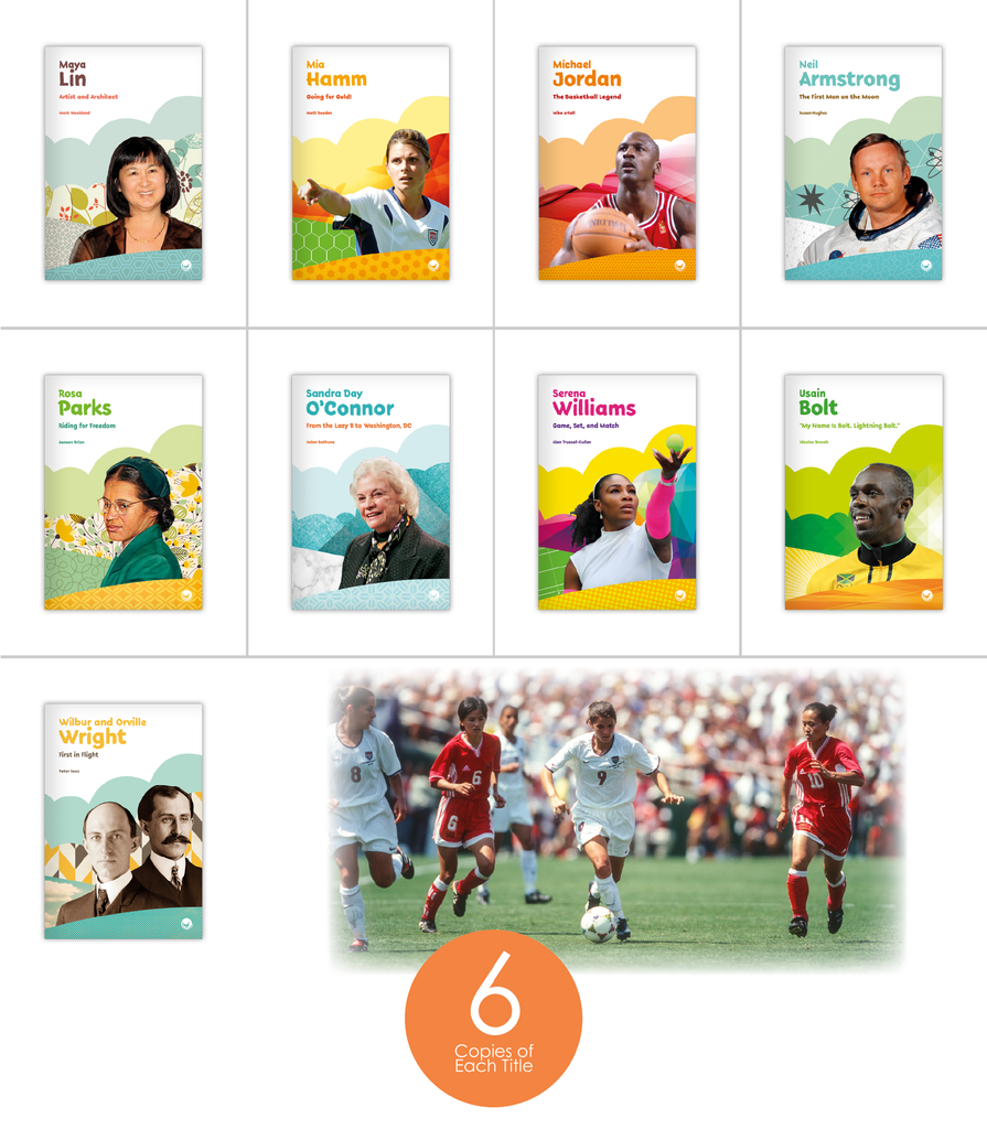 Inspire! Biography Complete Set (6-Packs) - Hameray Publishing