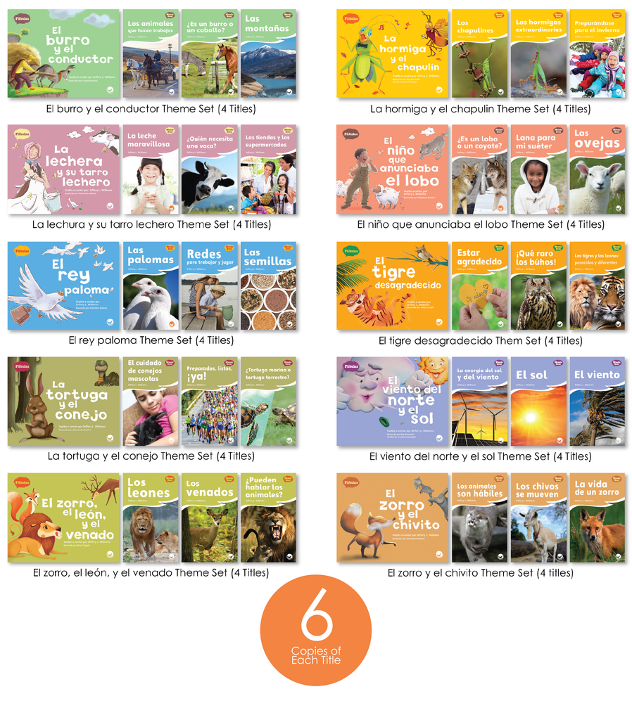 Fábulas y el Mundo Real Complete Set (6-Packs) and Big Books - Hameray ...