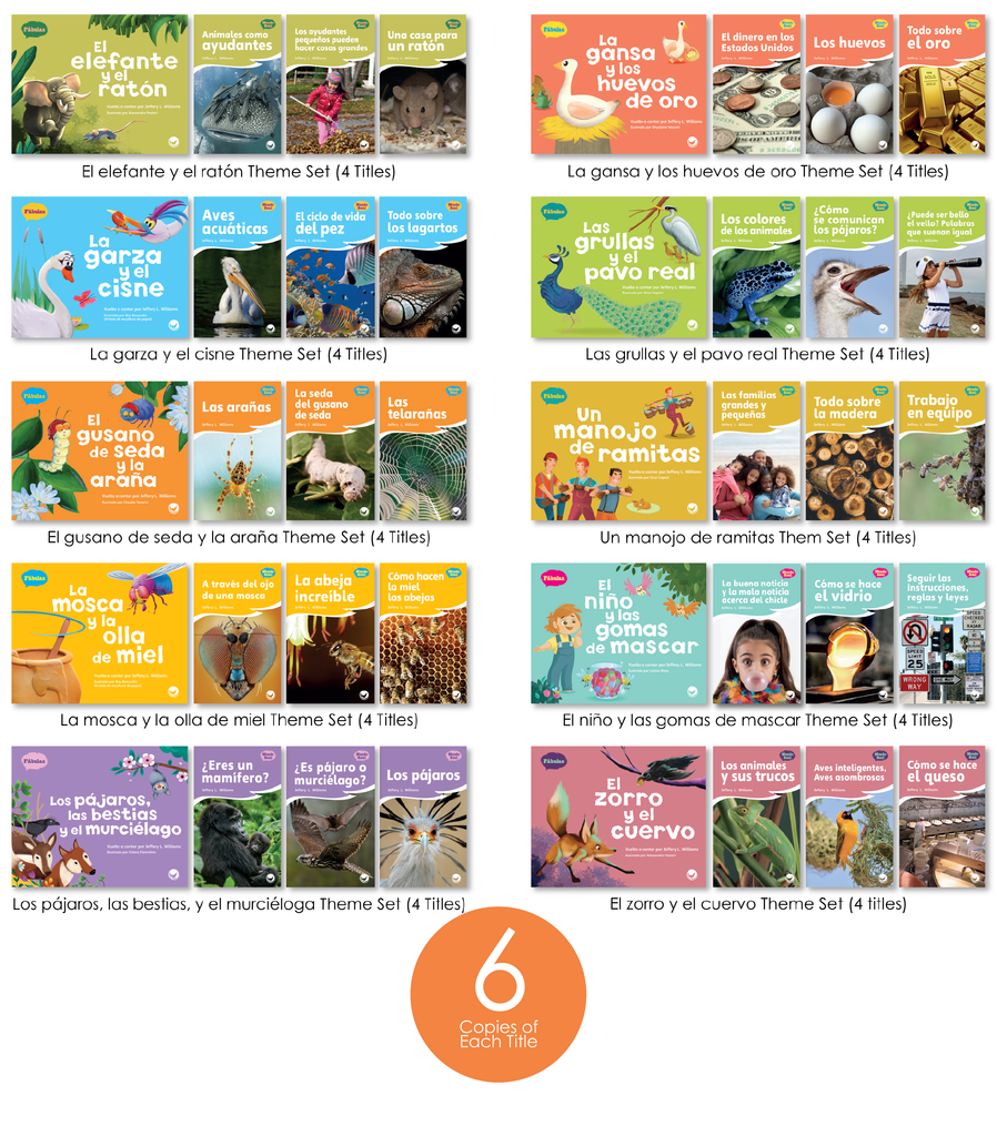 Fábulas y el Mundo Real Complete Set (6-Packs) and Big Books - Hameray ...