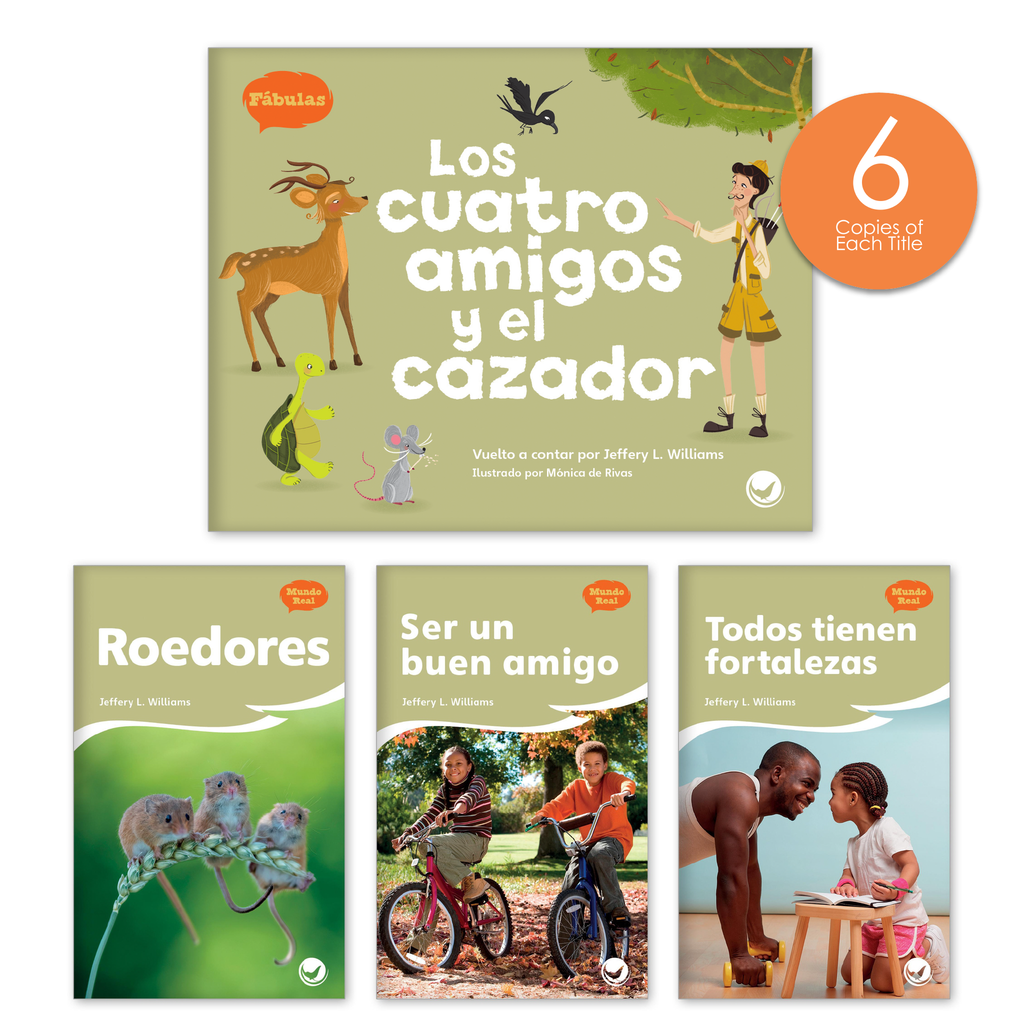 Los cuatro amigos y el cazador Theme Set (6-Packs) - Hameray Publishing