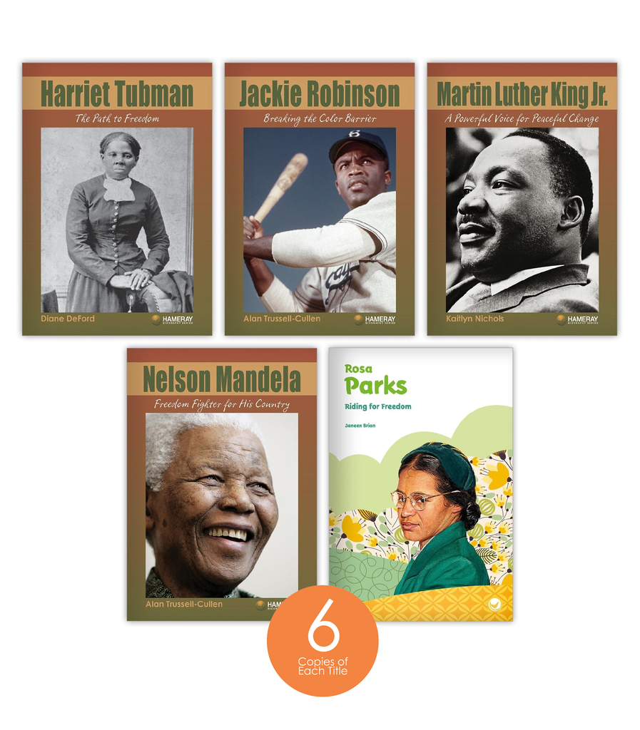 Influential Black Leaders & Icons: Civil Rights Leaders Set (6-Packs ...