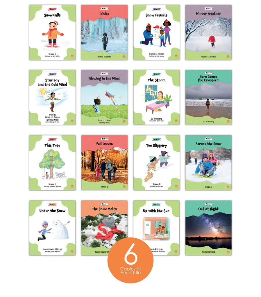 Kid Lit Seasons and Weather Theme Set (6-Packs) - Hameray Publishing