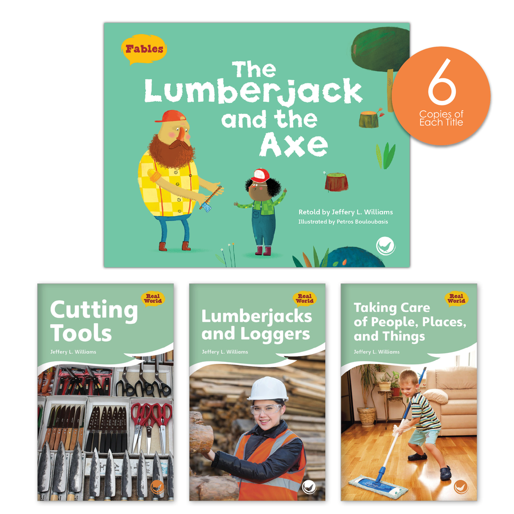The Lumberjack and the Axe Theme Set (6-Packs) - Hameray Publishing