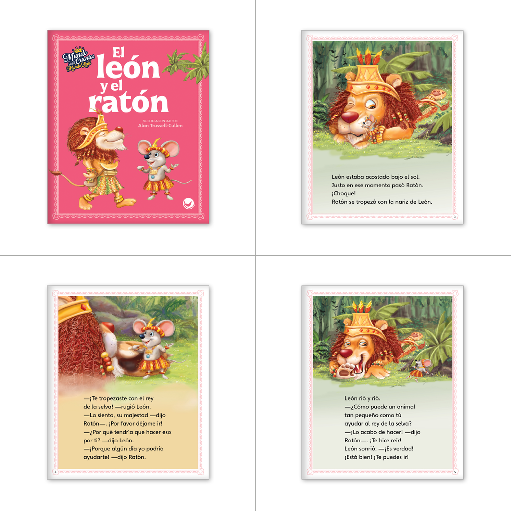 El león y el raton Theme Set (6-Packs) - Hameray Publishing