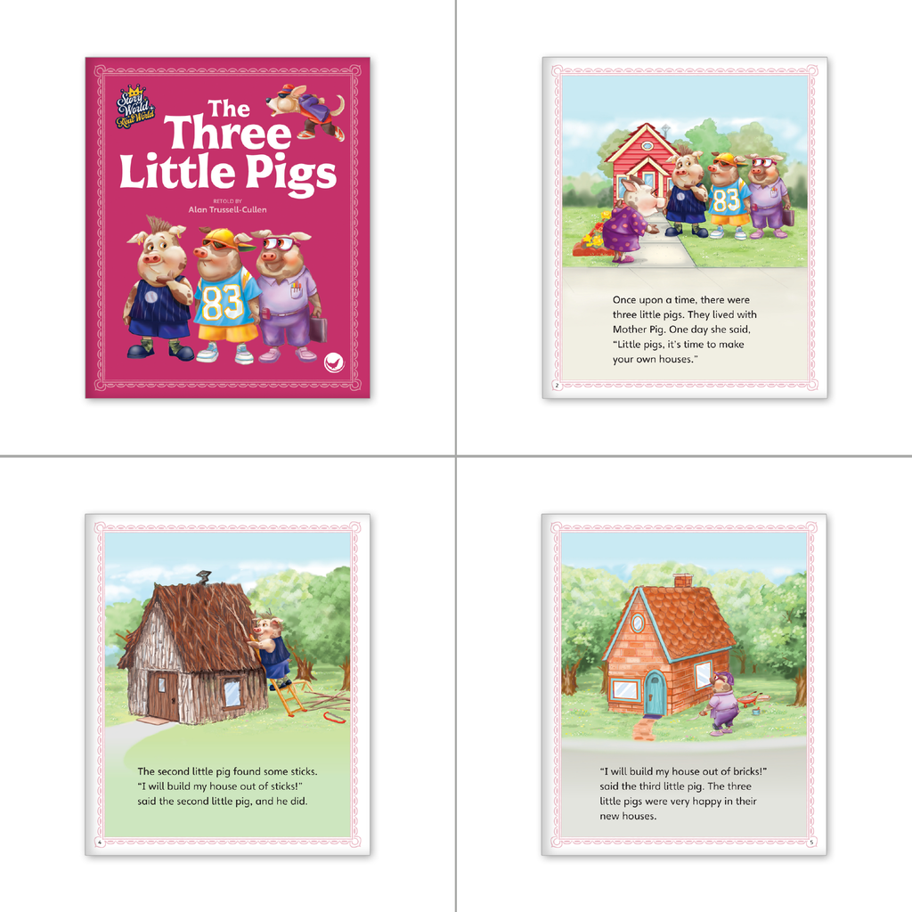 Three Little Pigs And Mother