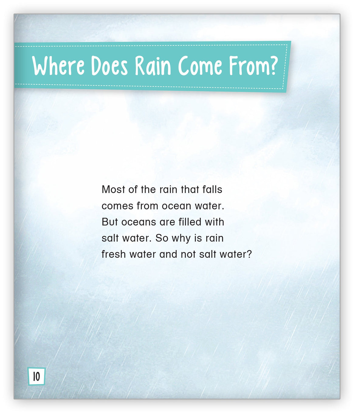All About Rain - STEM Explorations - Hameray Publishing