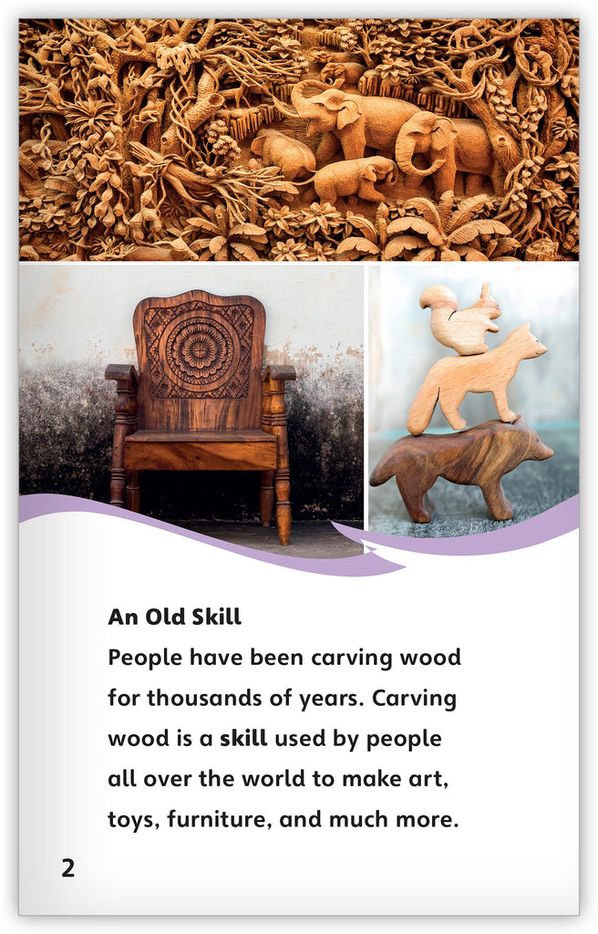 Carving Wood - Fables & the Real World - Hameray Publishing