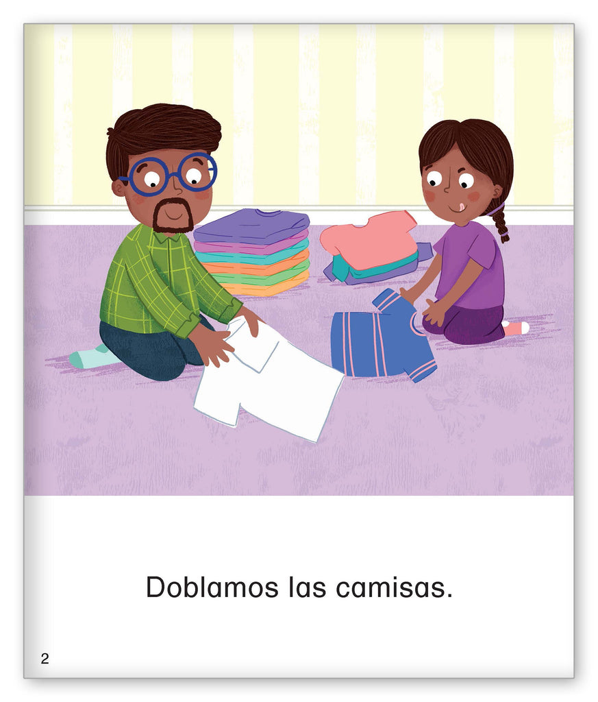Doblamos la ropa - Lecturitas - Hameray Publishing