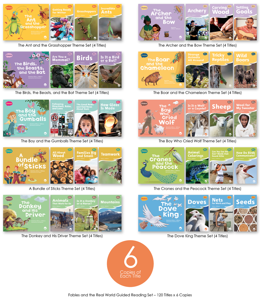 Fables & the Real World Complete Set (6-Packs) - Hameray Publishing