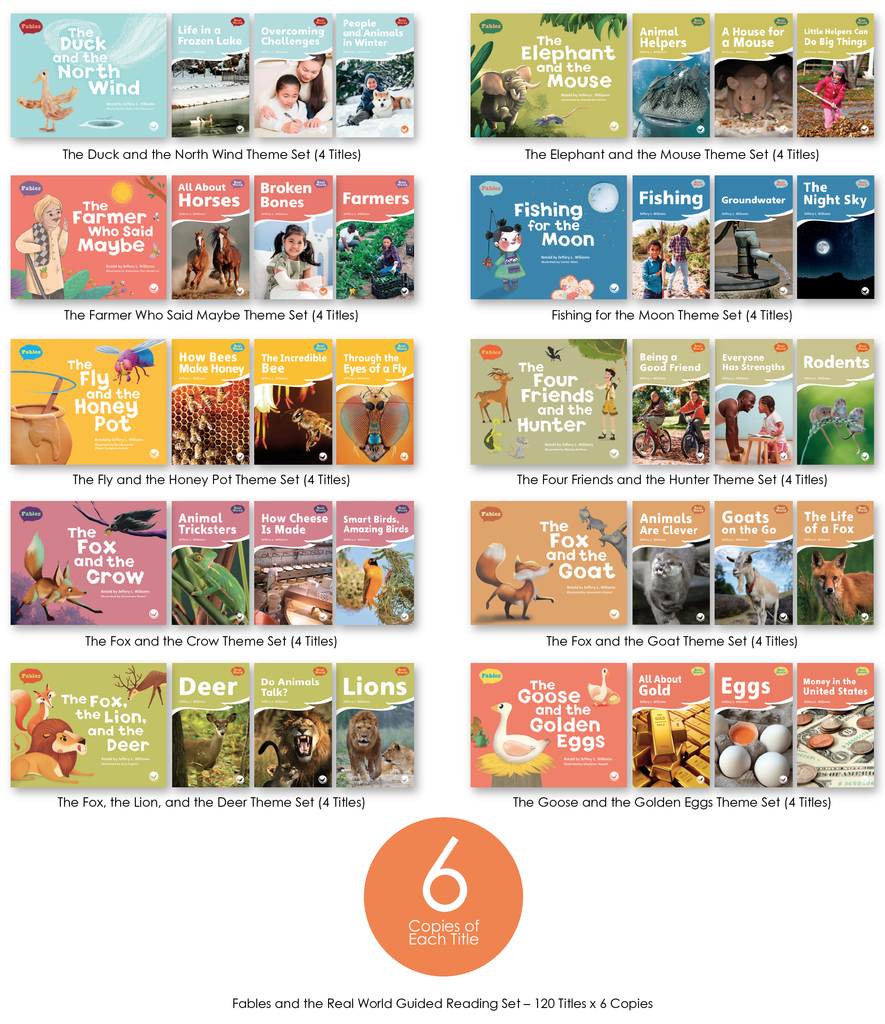 Fables & the Real World Complete Set (6-Packs) - Hameray Publishing