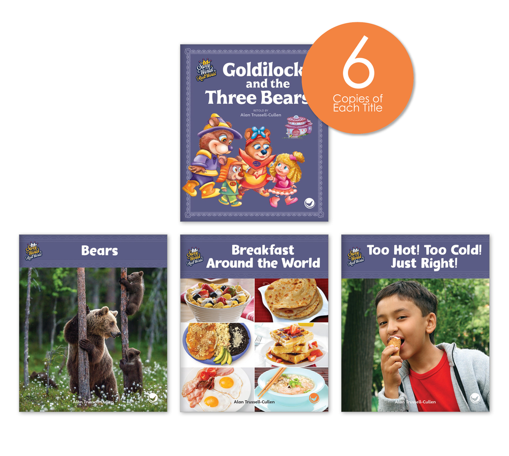 Goldilocks and the Three Bears Theme Set (6-Packs) - Hameray Publishing