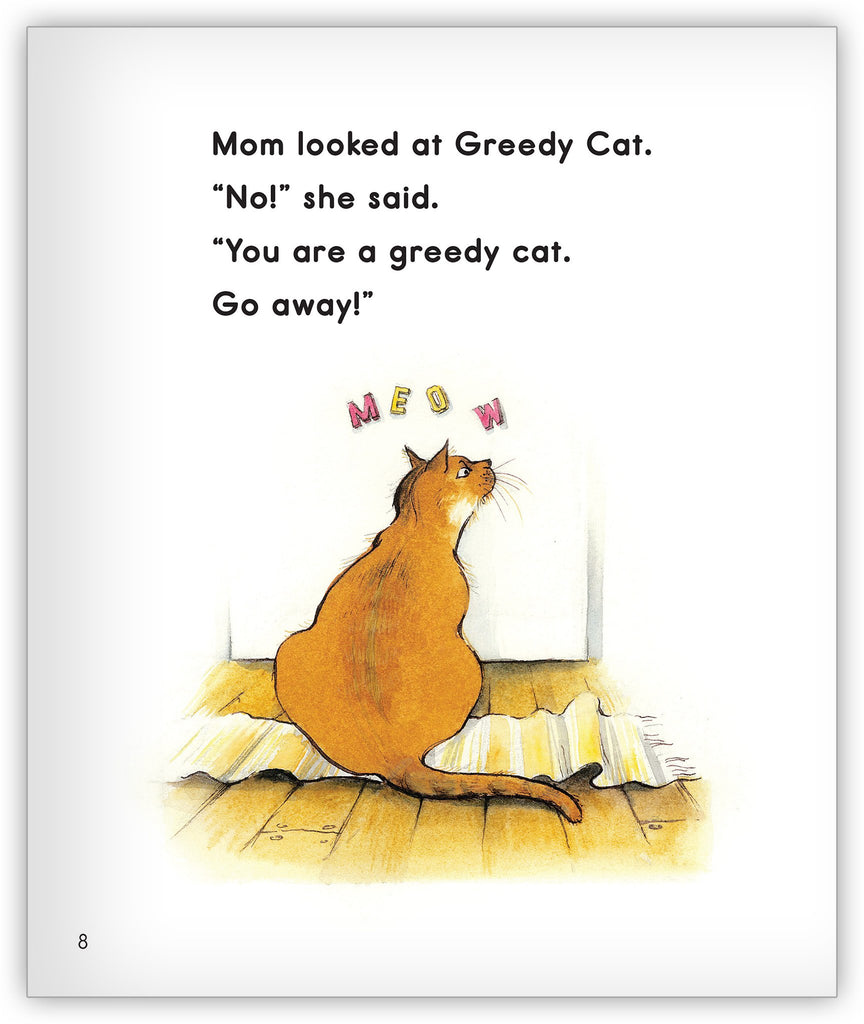 Greedy Cat Is Hungry Big Book - Hameray Publishing