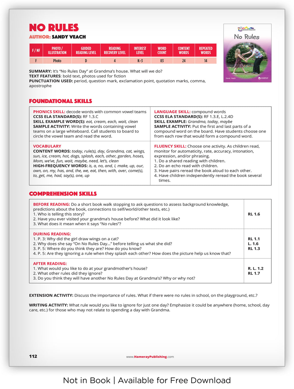 No Rules - Kaleidoscope Collection - Hameray Publishing