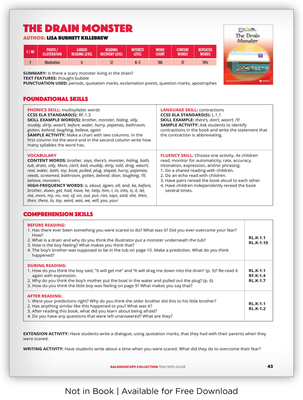 The Drain Monster - Kaleidoscope Collection - Hameray Publishing