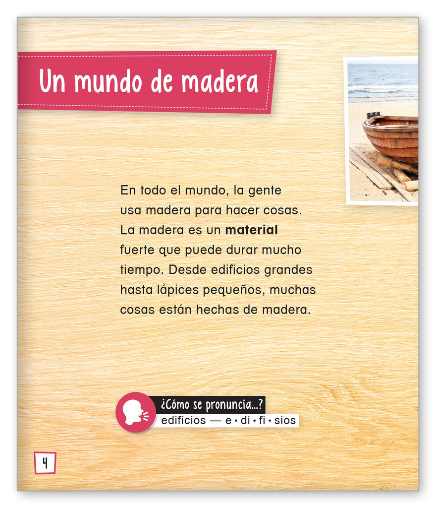 Hecho de madera - STEM Exploraciones - Hameray Publishing