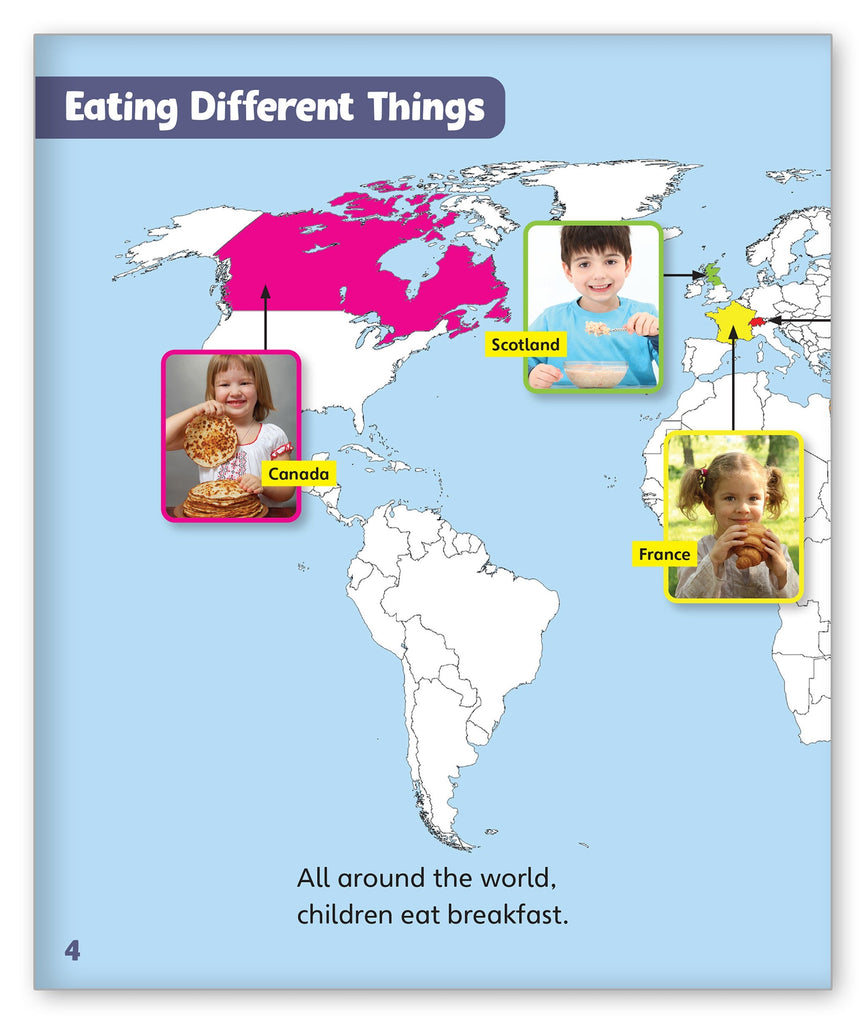 Breakfast Around the World - Story World Real World - Hameray Publishing