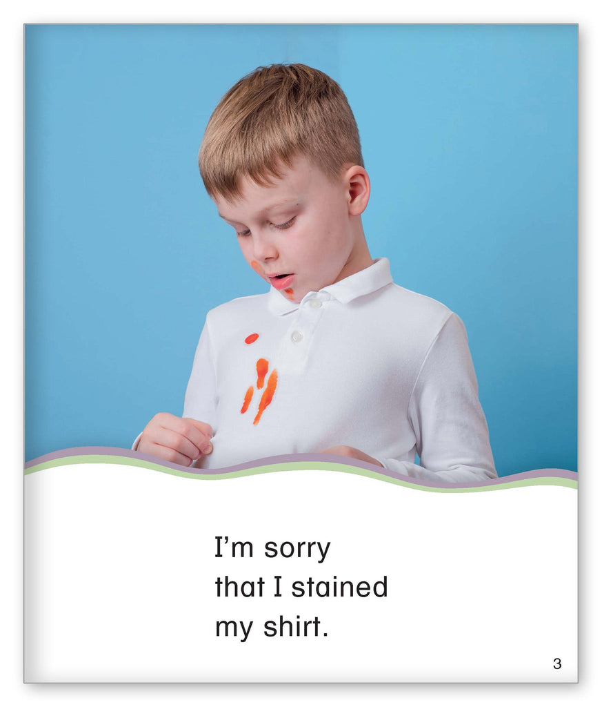 Saying Sorry - Kid Lit - Hameray Publishing
