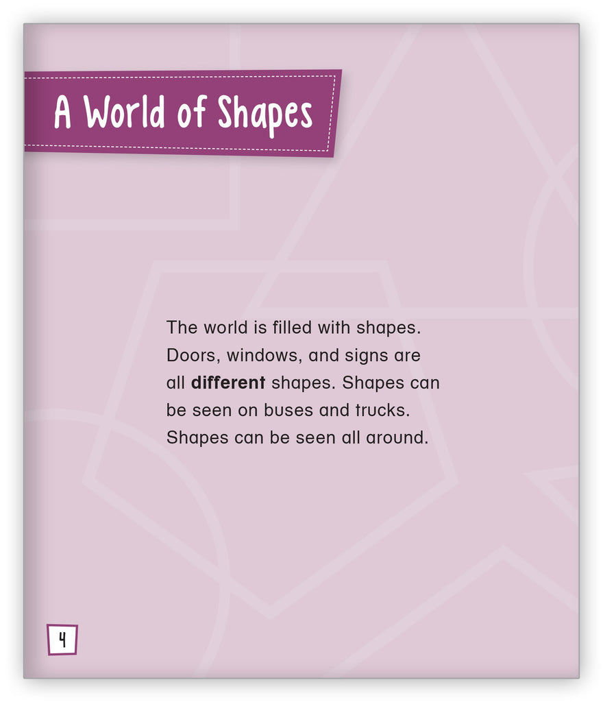 Shapes All Around - STEM Explorations - Hameray Publishing
