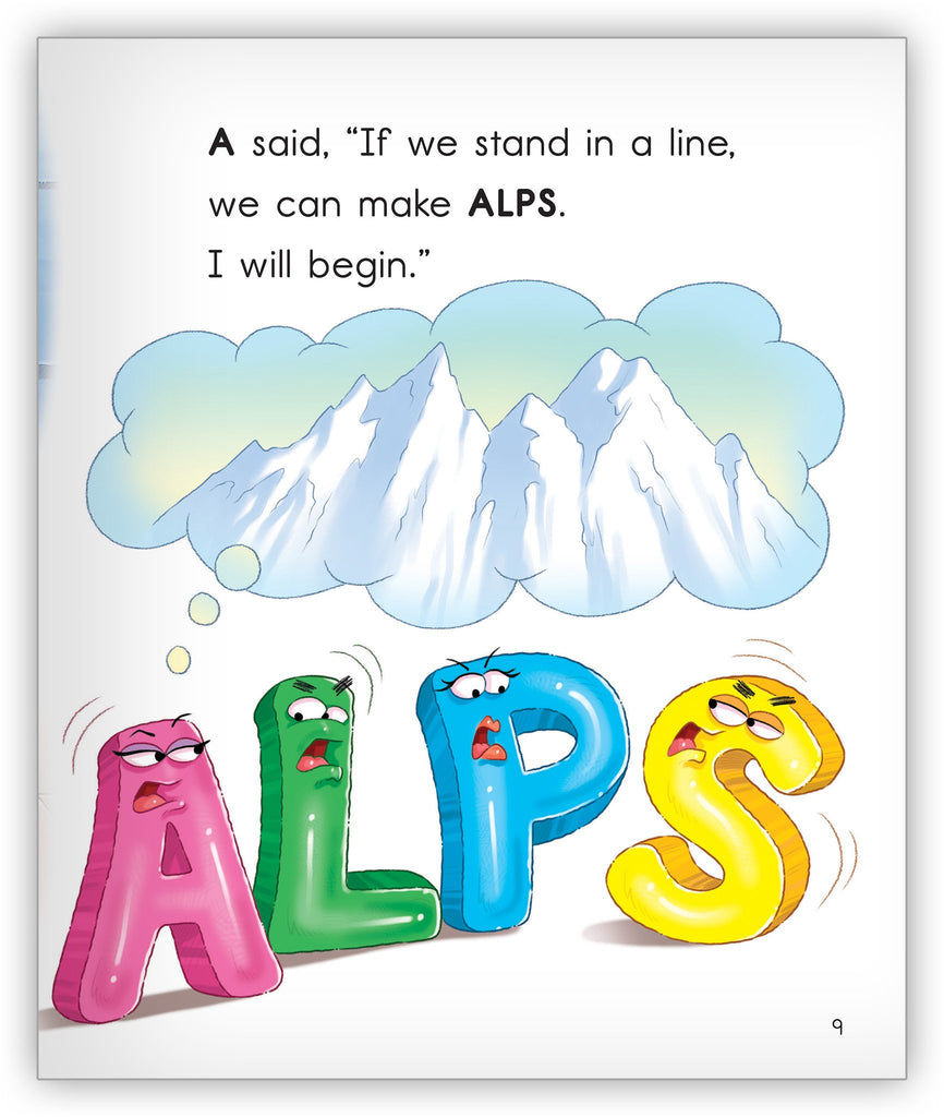 The Letter Fight - Joy Cowley Early Birds - Hameray Publishing