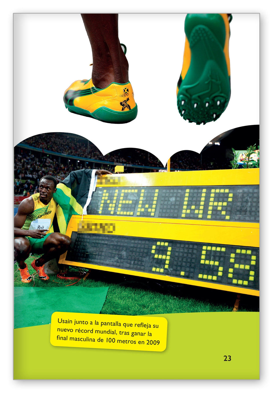 Usain Bolt: "Me llamo Bolt. Rayo Bolt." - ¡Inspírate! - Hameray Publishing