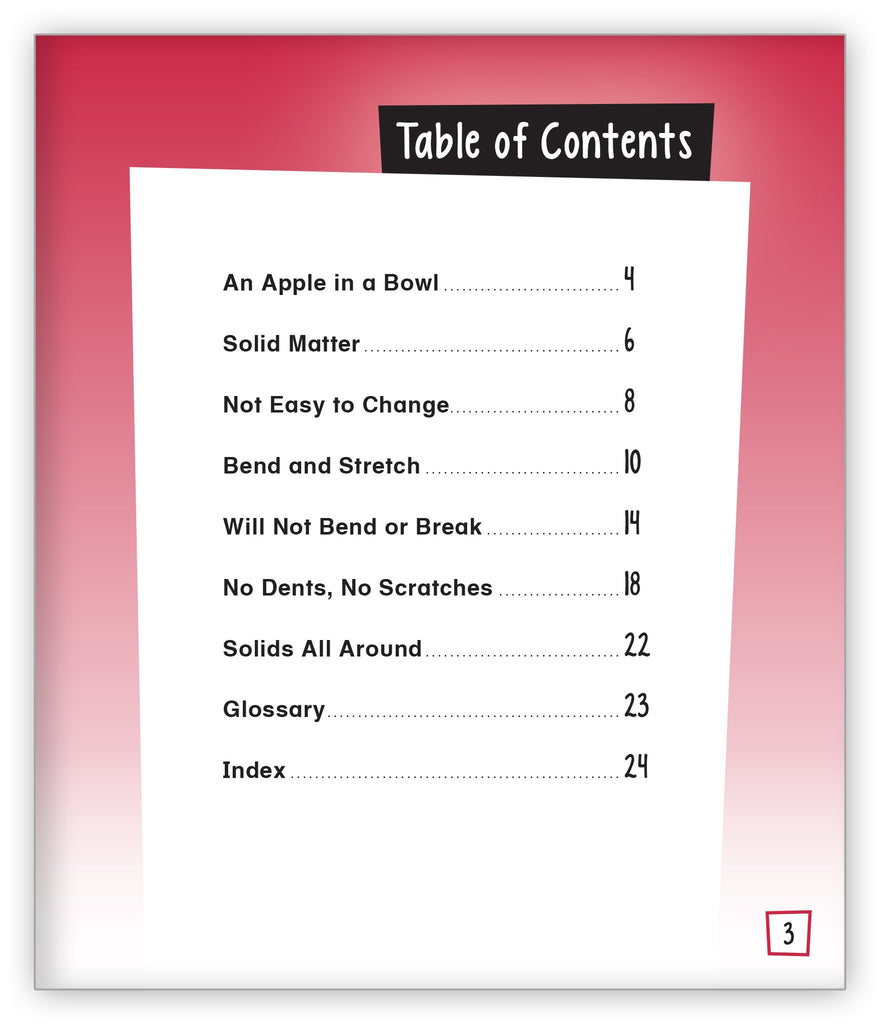 What Is a Solid? - STEM Explorations - Hameray Publishing